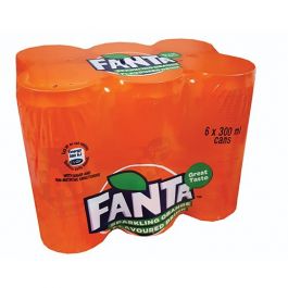 Transpharm - 91088 - Fanta Orange Can 6X300Ml ~ | Zenithmed.co.za